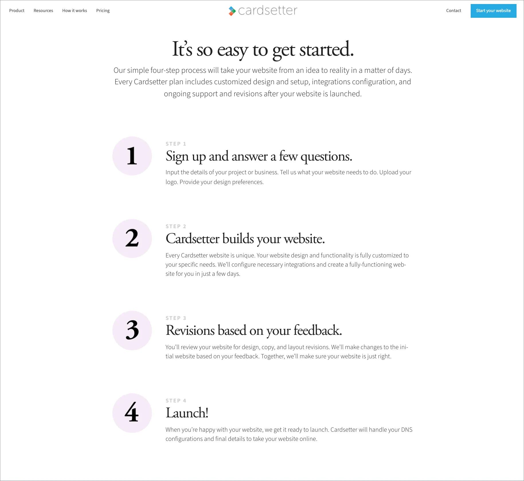 Add "how it works" to your website to increase conversions