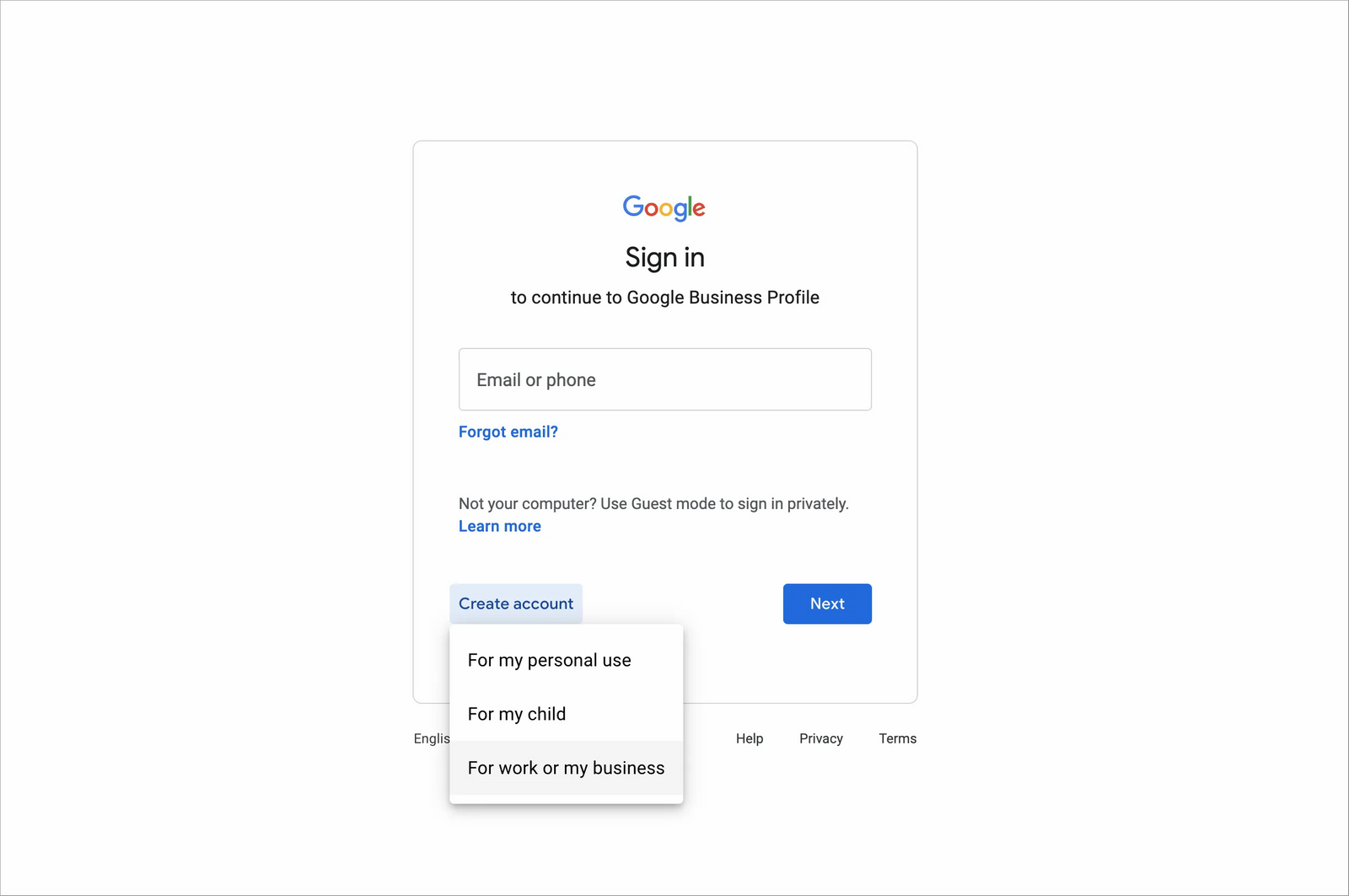 How to set up your Google Business Profile