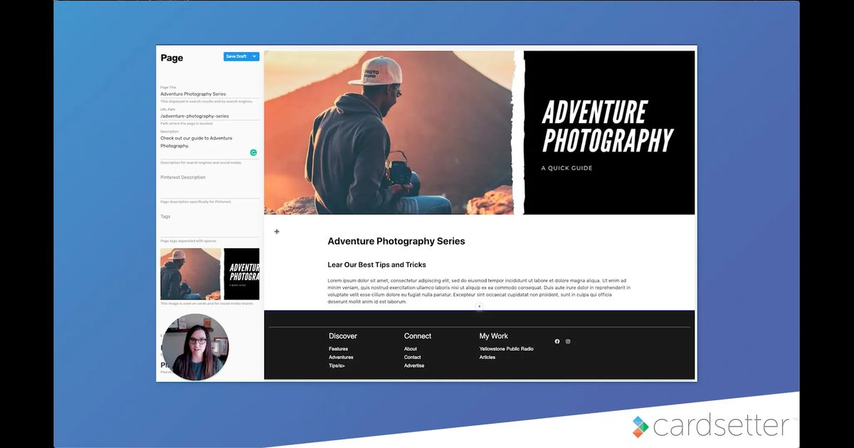 Exploring the Page Editor