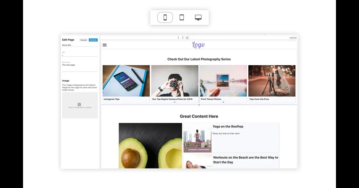 Adjust Your Site for Mobile, Tablet, and Desktop Views